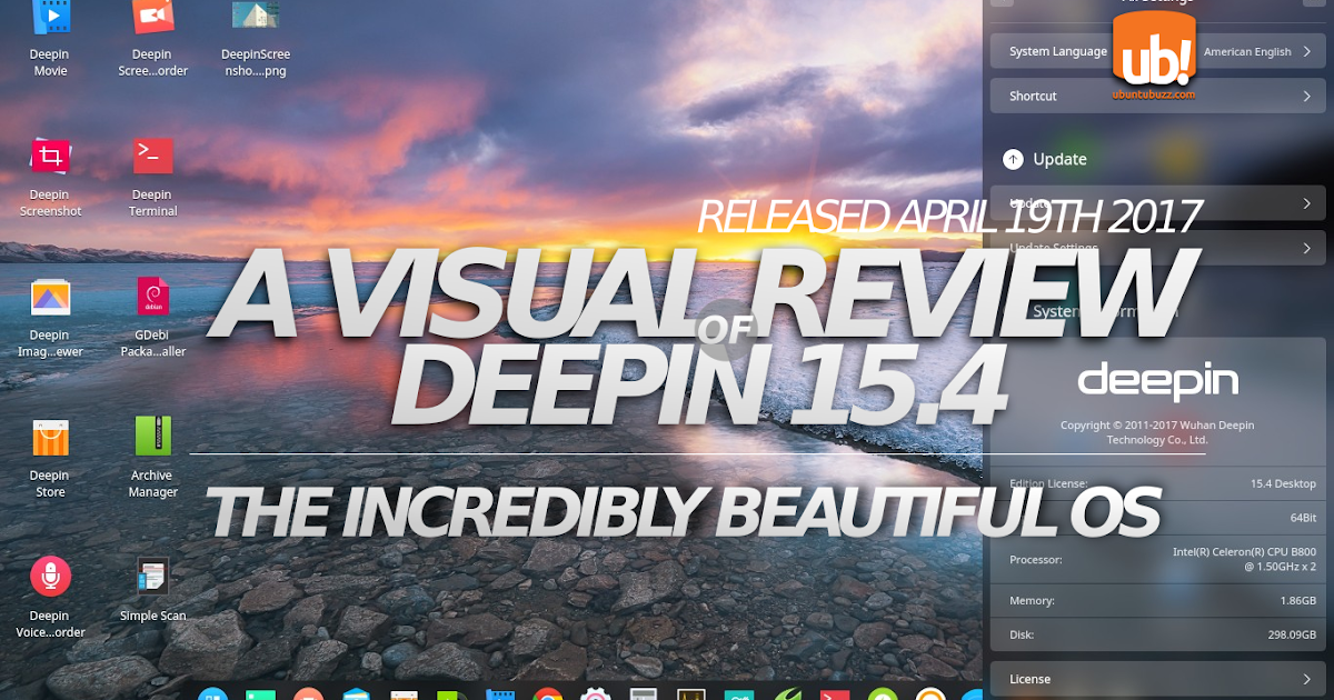 A Visual Review to deepin 15.4 GNU/Linux Beauty