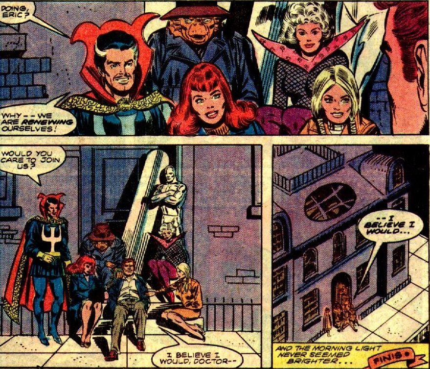 Marvel Comics of the 1980s: 1981: The Defenders Go Demonic Coda: All ...