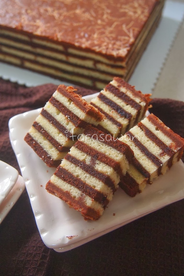 Kek Lapis Chocolate Cream Cheese ~ Must Read!