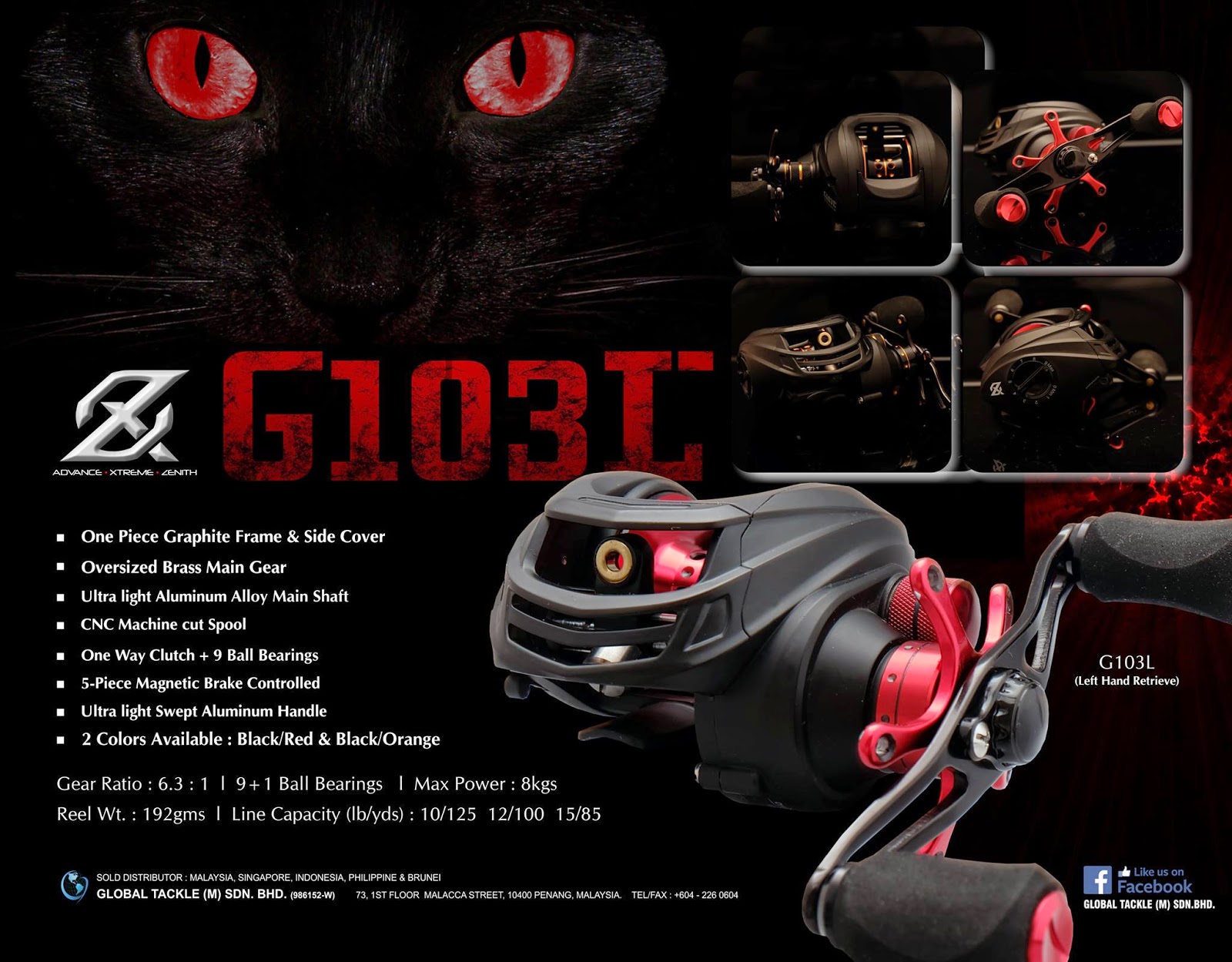 ( SINAR PAGI ) FISHING STORE: AXZ CAST REEL G103L