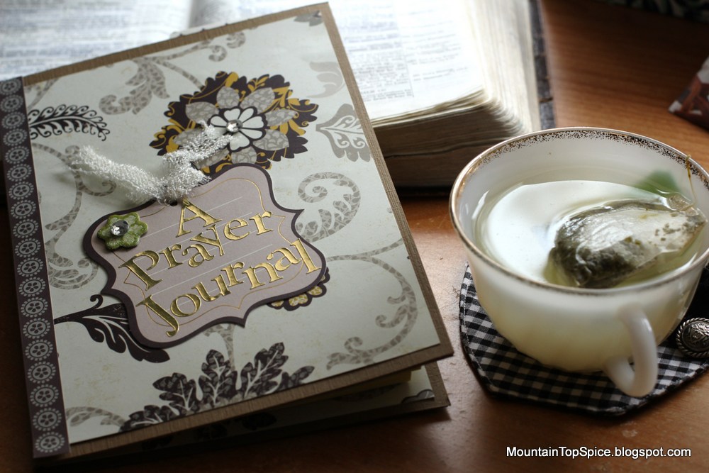 Tea Time and Prayer with a Prayer Journal | Mountain Top Spice