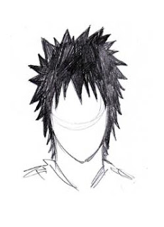 How to draw manga blog: New tutorial - How to draw spiky hair!