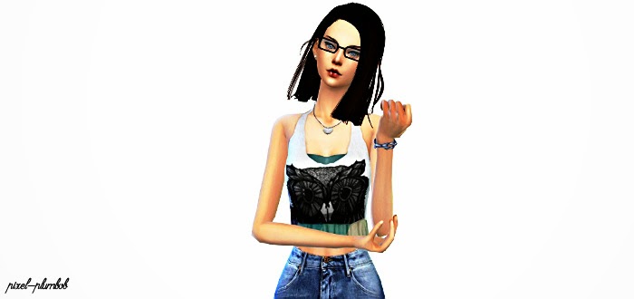 Pixel Plumbob: Pearl Guidry, new legacy.