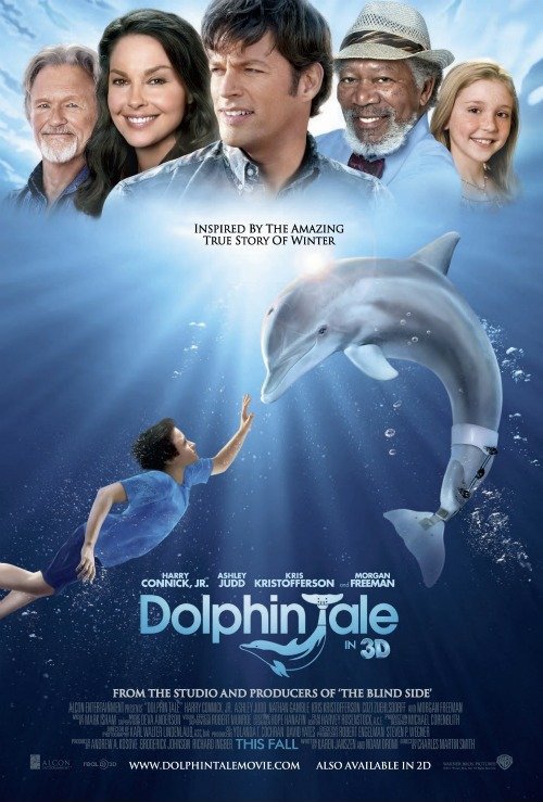 Smartologie: Movies 2011: Dolphin Tale Starring Morgan Freeman, Ashley ...