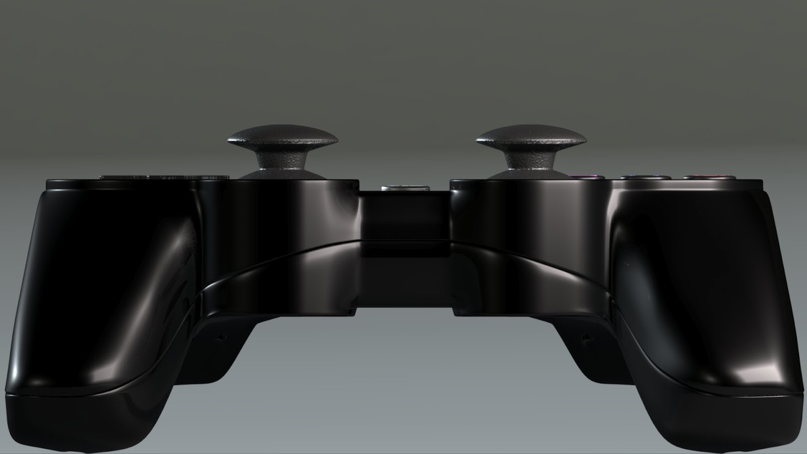 Is Joe Cool?: PS3 Controller Final Render Front/Side/Top/Perspective