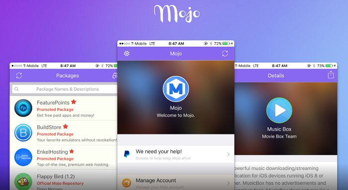 برنامج شبيه بالسيديا لتحميل التطبيقات مجانا على الايفون Mojo
