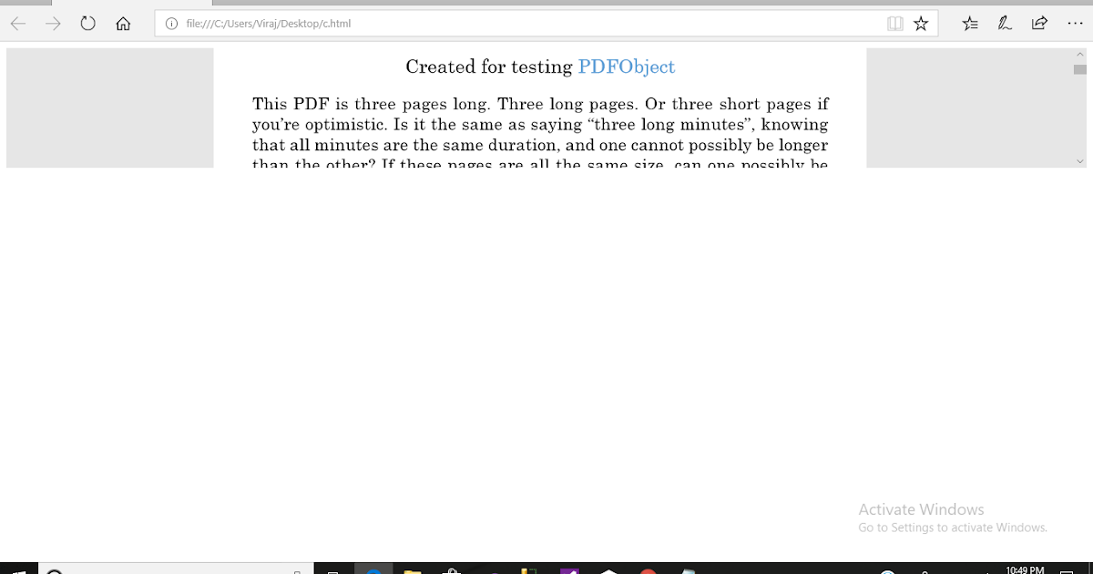 HTML HTML5 Tutorial How To Display Pdf Files In Html
