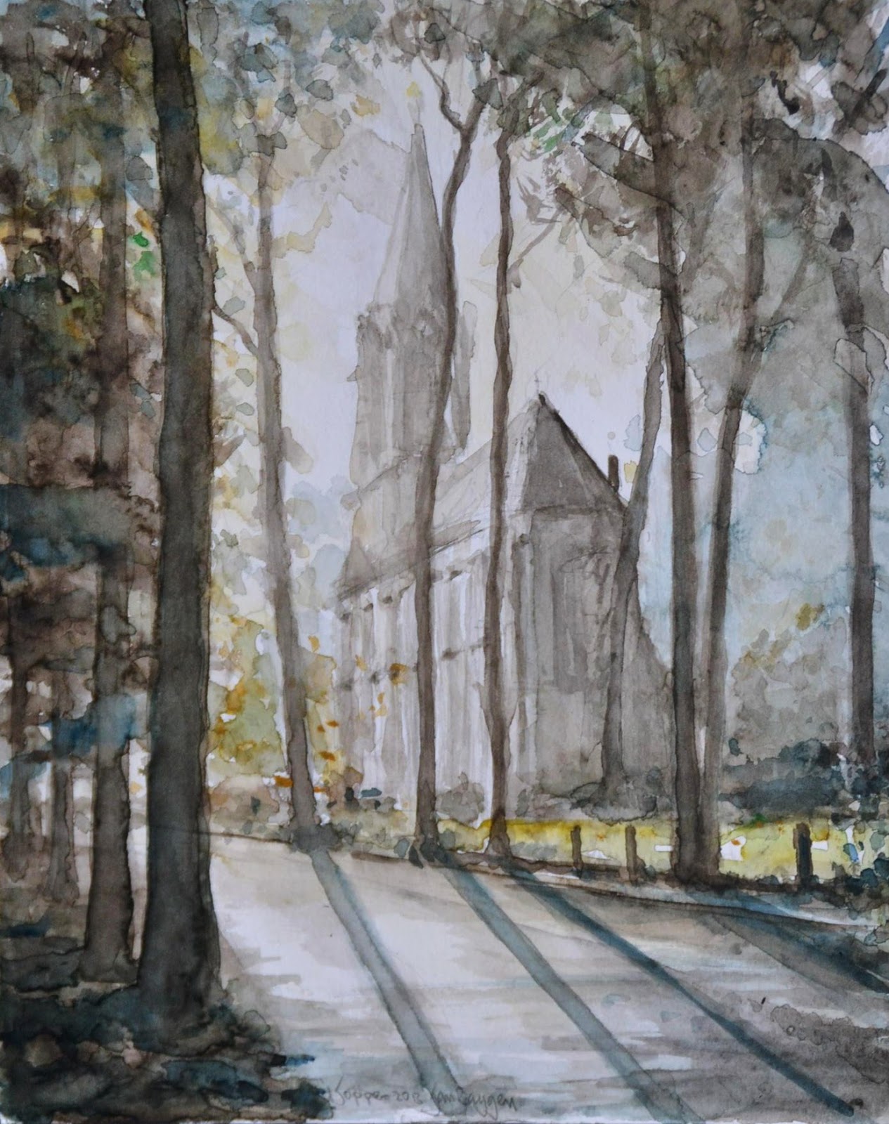 jan baggen: Kerkje in Joppe