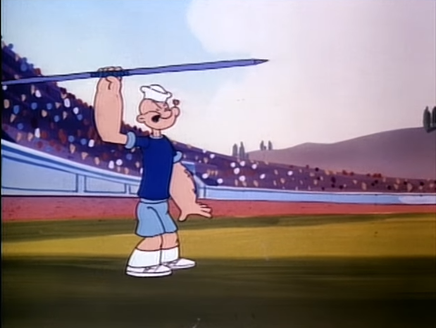 MUNDO HANNA-BARBERA: Popeye nos esportes