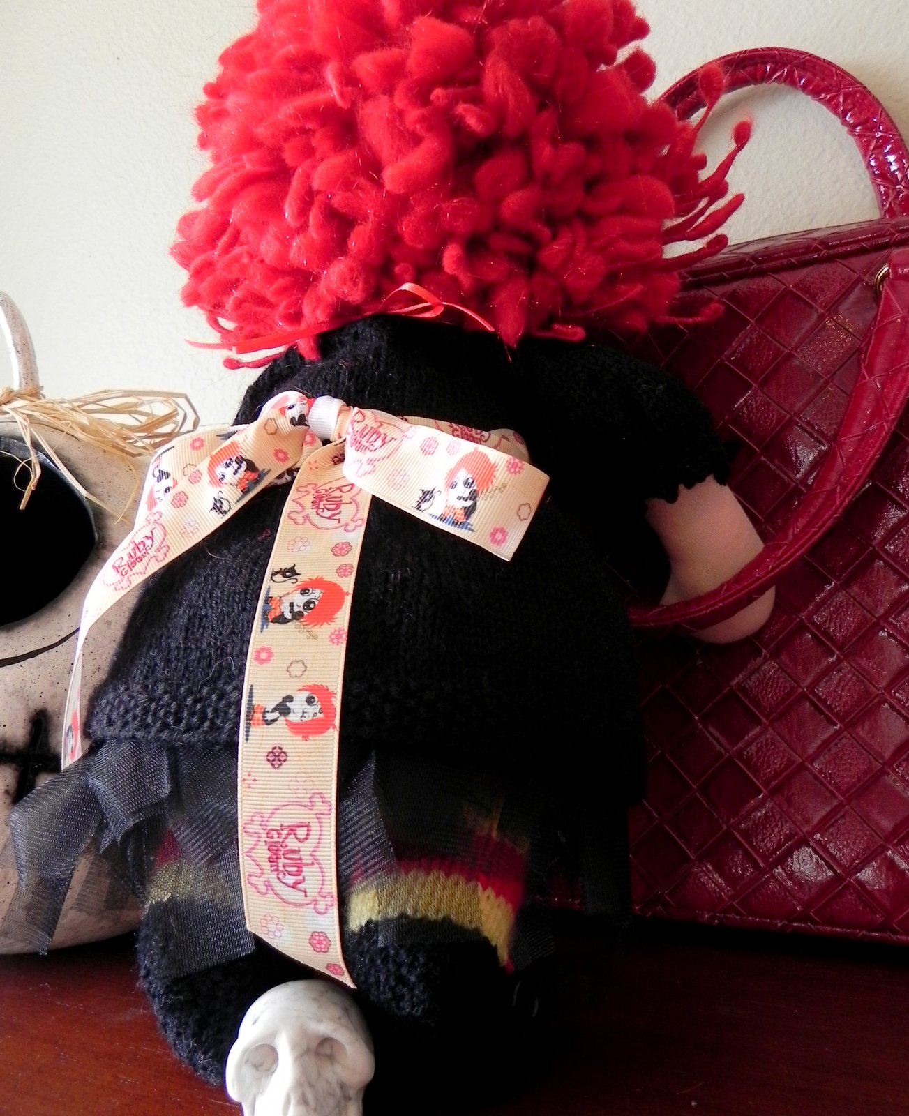 Once Upon A Doll: Meet Ruby Gloom...a custom Manga-inspired doll...
