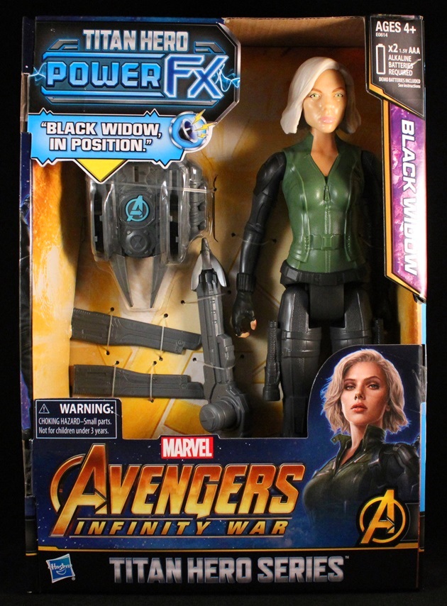 She's Fantastic: Power Fx Marvel Titan Hero BLACK WIDOW!
