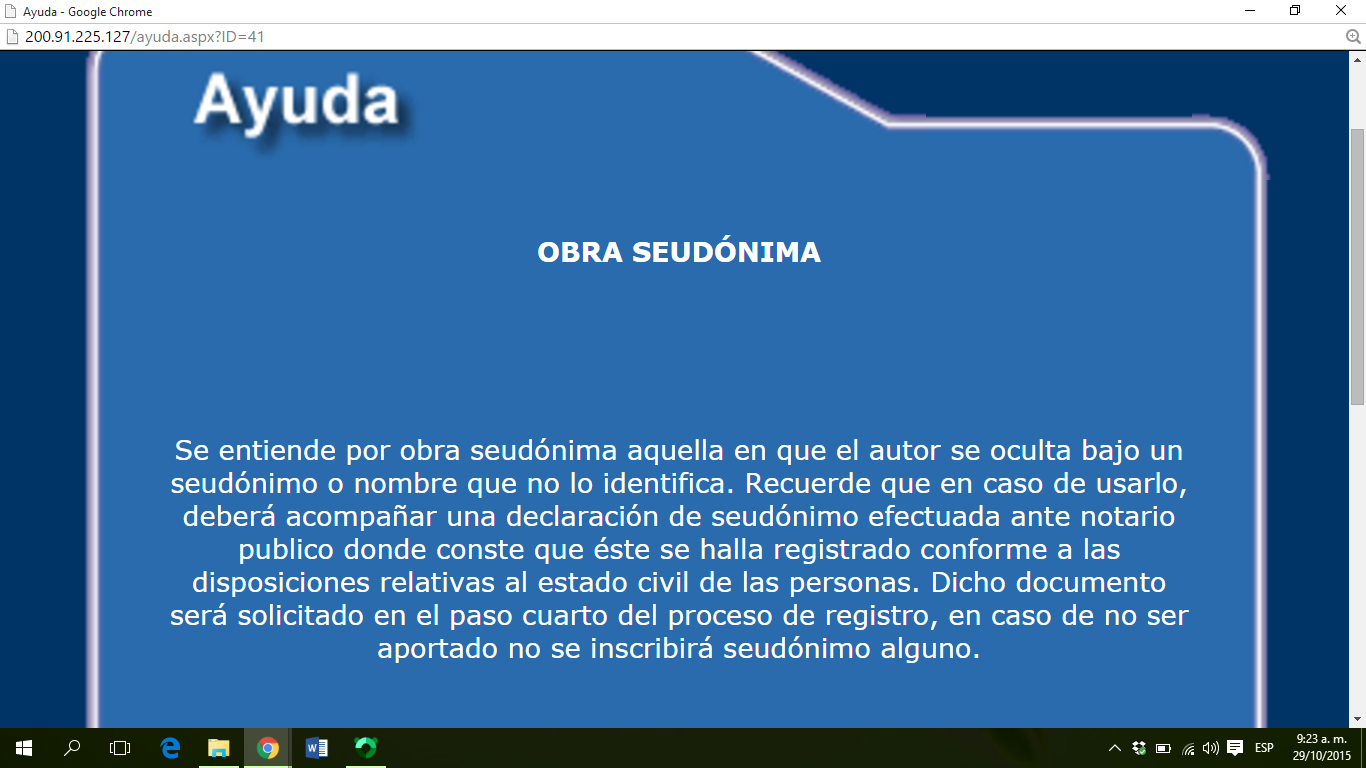 Cómo registrar mi seudónimo [Solucionado] ~ Antro Narrativo