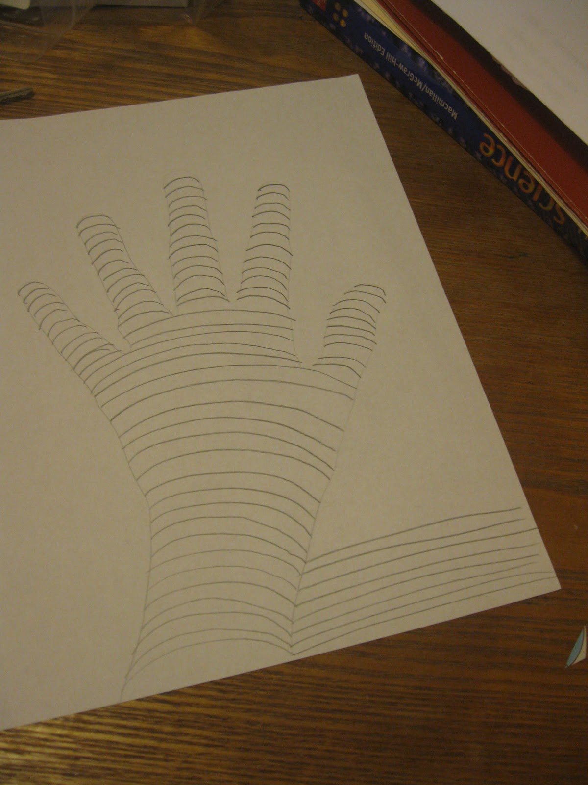 Caytw: Homeschool Mom: How To: illusion hand print