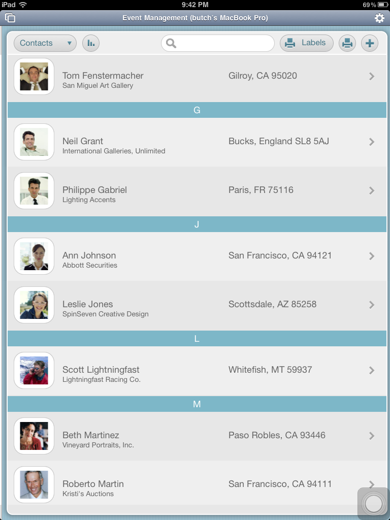 The Mac Office: Event Management: FileMaker Pro 12 Starter Solution
