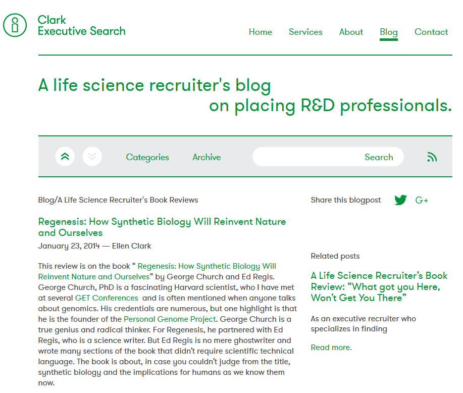 Genomic Entertainment: "Regenesis: How Synthetic Biology Will Reinvent ...