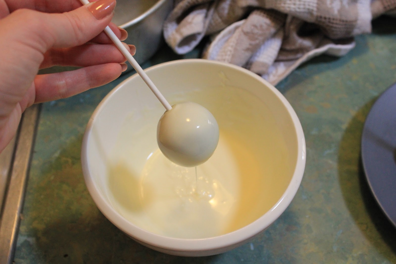 Pink Teapot | Design and Letterpress: Cake Pops!