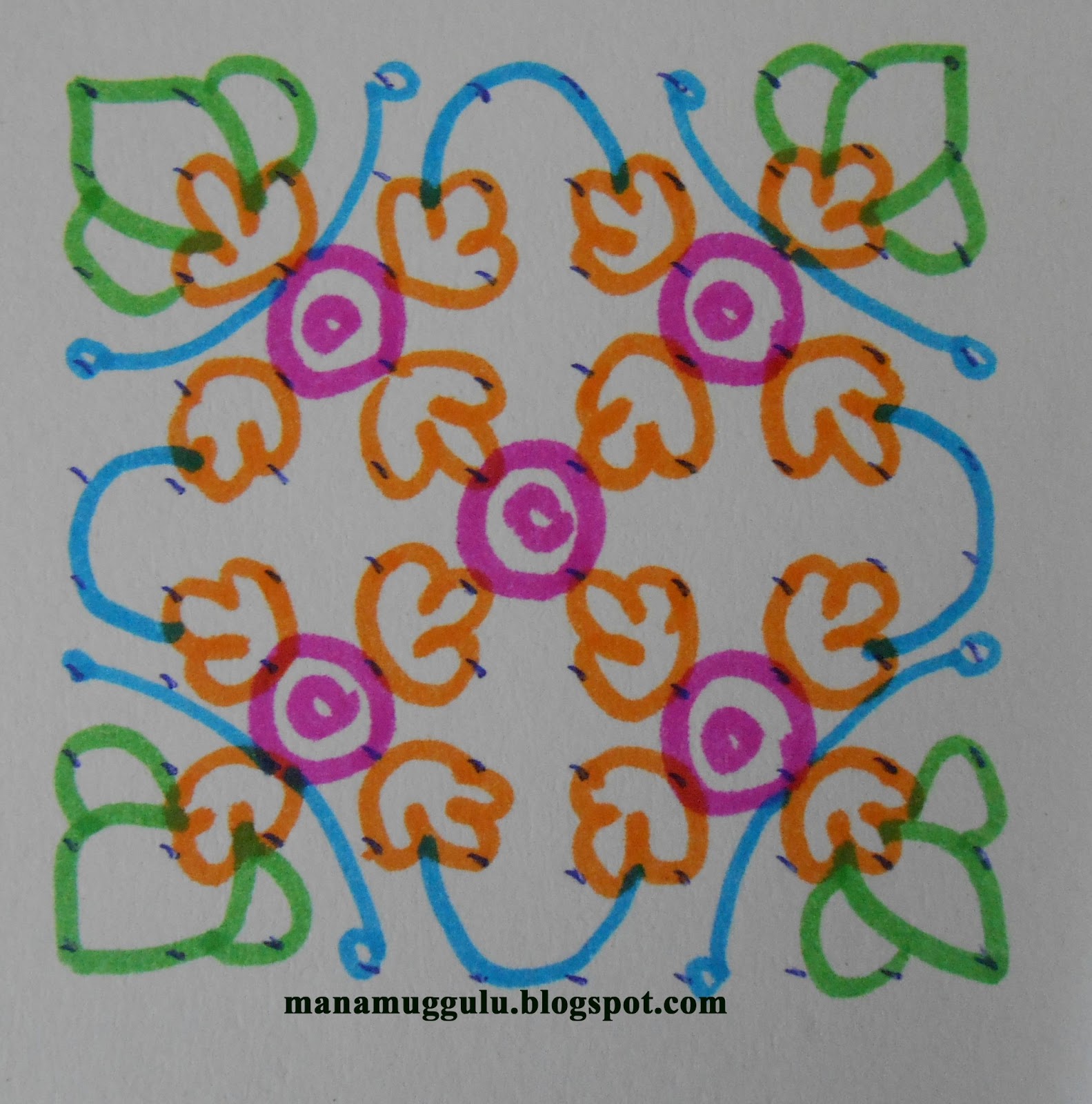 Simple Muggu - MANA MUGGULU