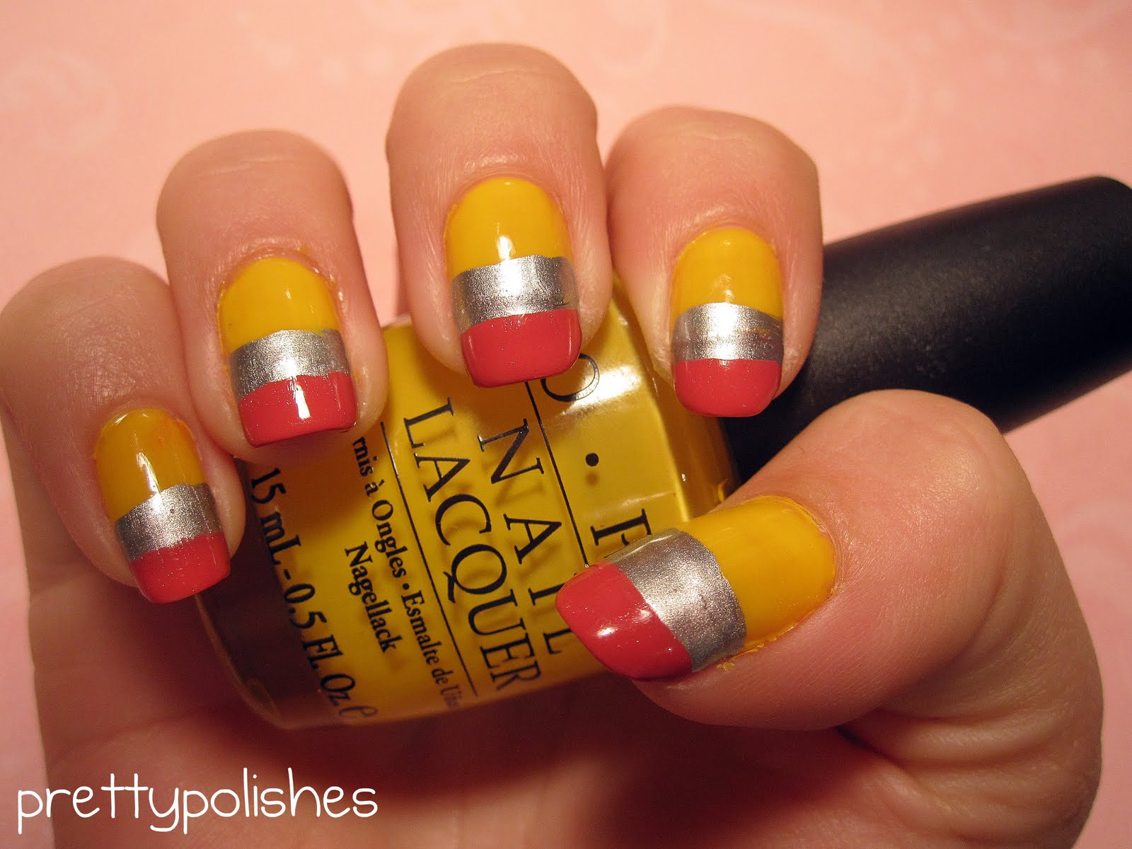Pencil Nail Design