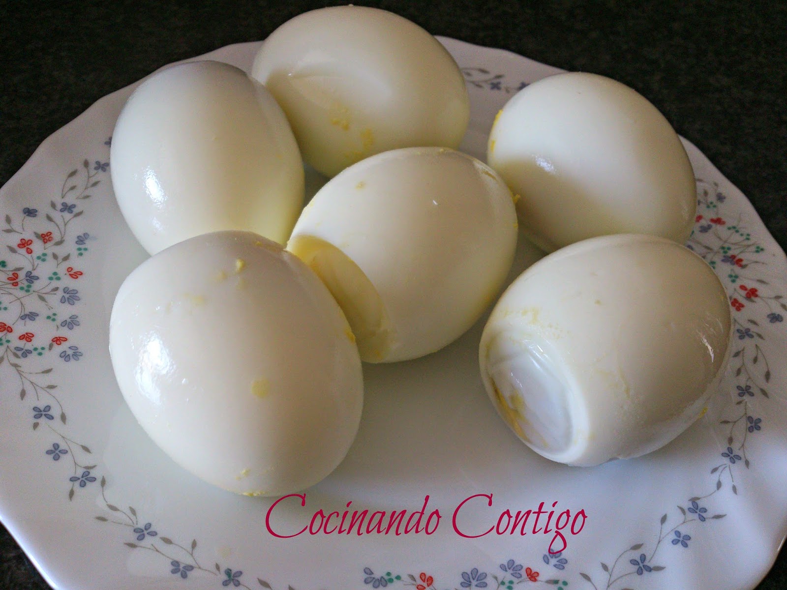 Cocinando Contigo: Huevos cocidos