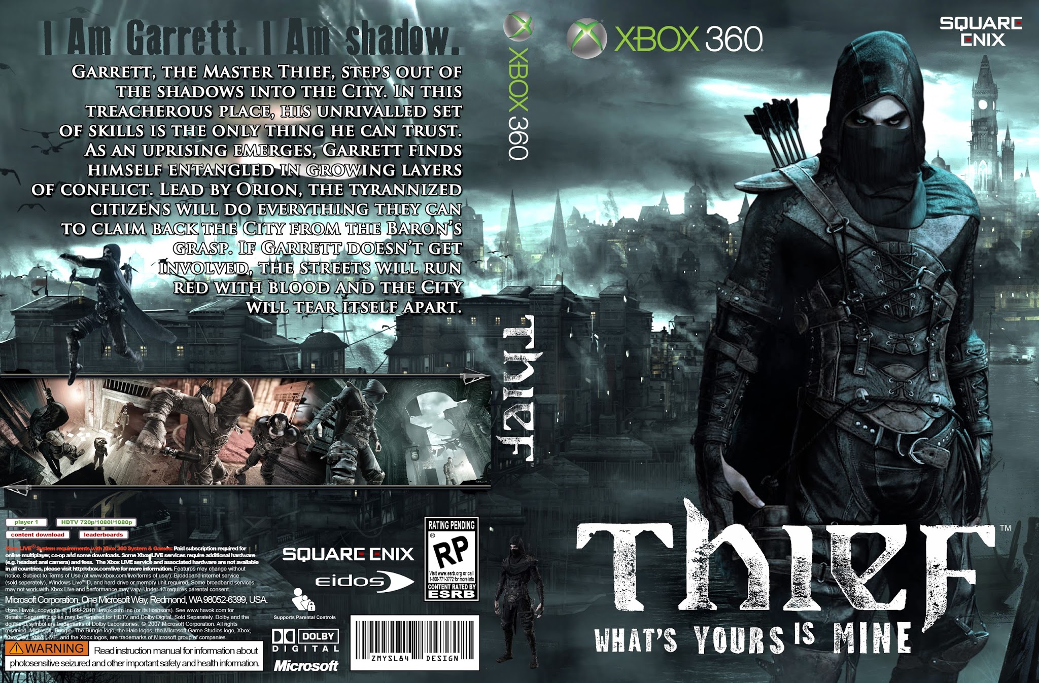 Thief - Xbox 360 - Ultra Capas