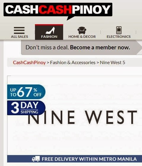 Manila Shopper: Nine West Bags & Tory Burch Sandals SALE at ...