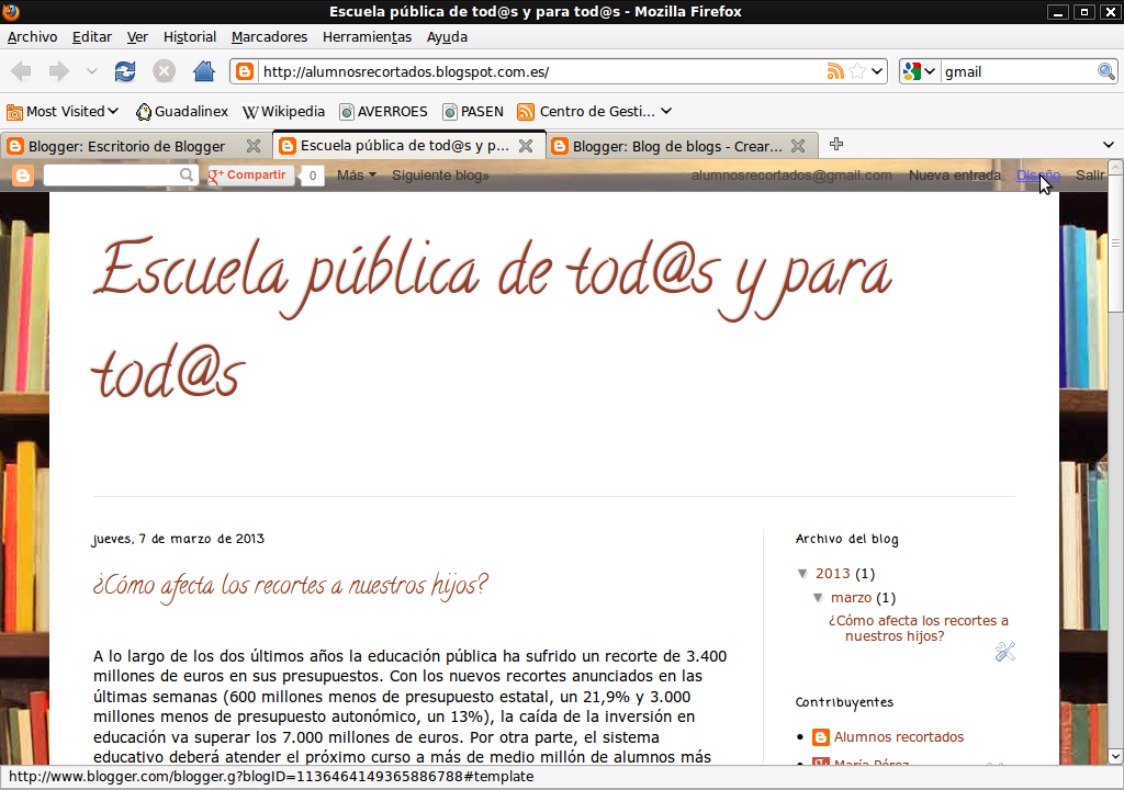 Blog de blogs: ¿Cómo diseñar tu blog?