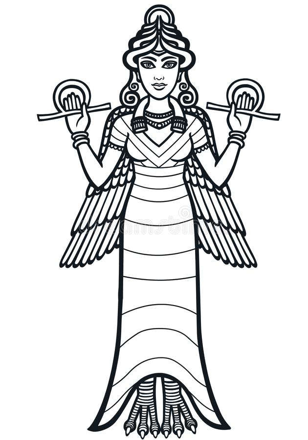 Ishtar Gate Coloring Page Sketch Coloring Page