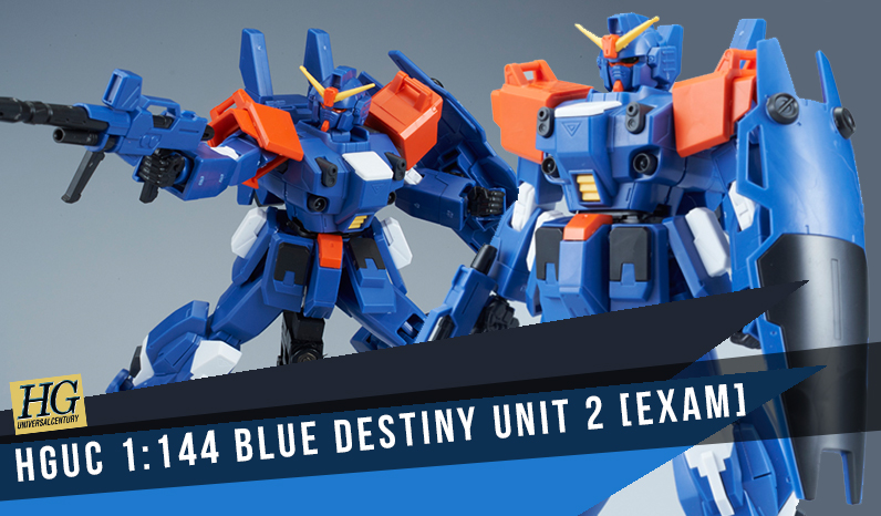 HGUC 1/144 Blue Destiny Unit 2 "EXAM" Sample Images by Dengeki Hobby