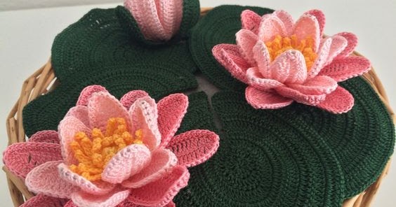 Ergahandmade: Crochet Lotus + Video Tutorial