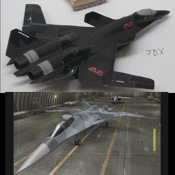 Ace Combat Model - Drawings: X-02 Wyvern
