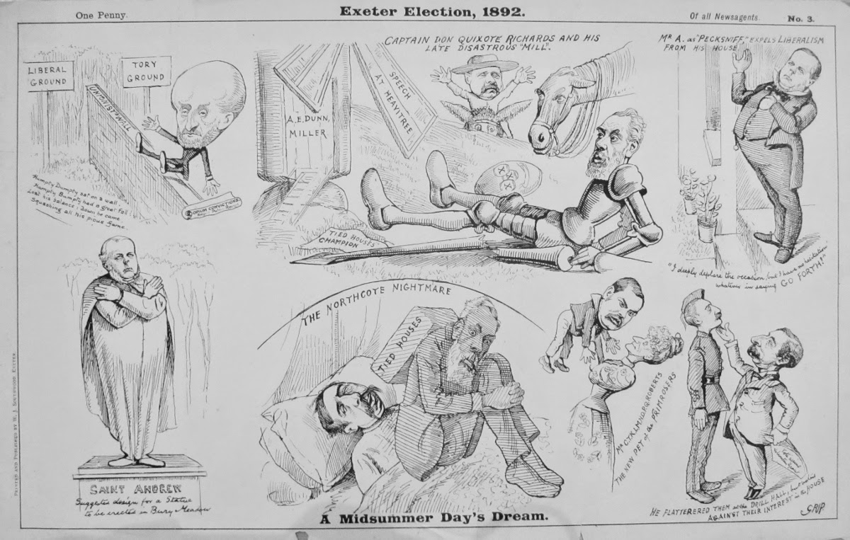Exeter Working Papers in Book History: Election ephemera: cartoons