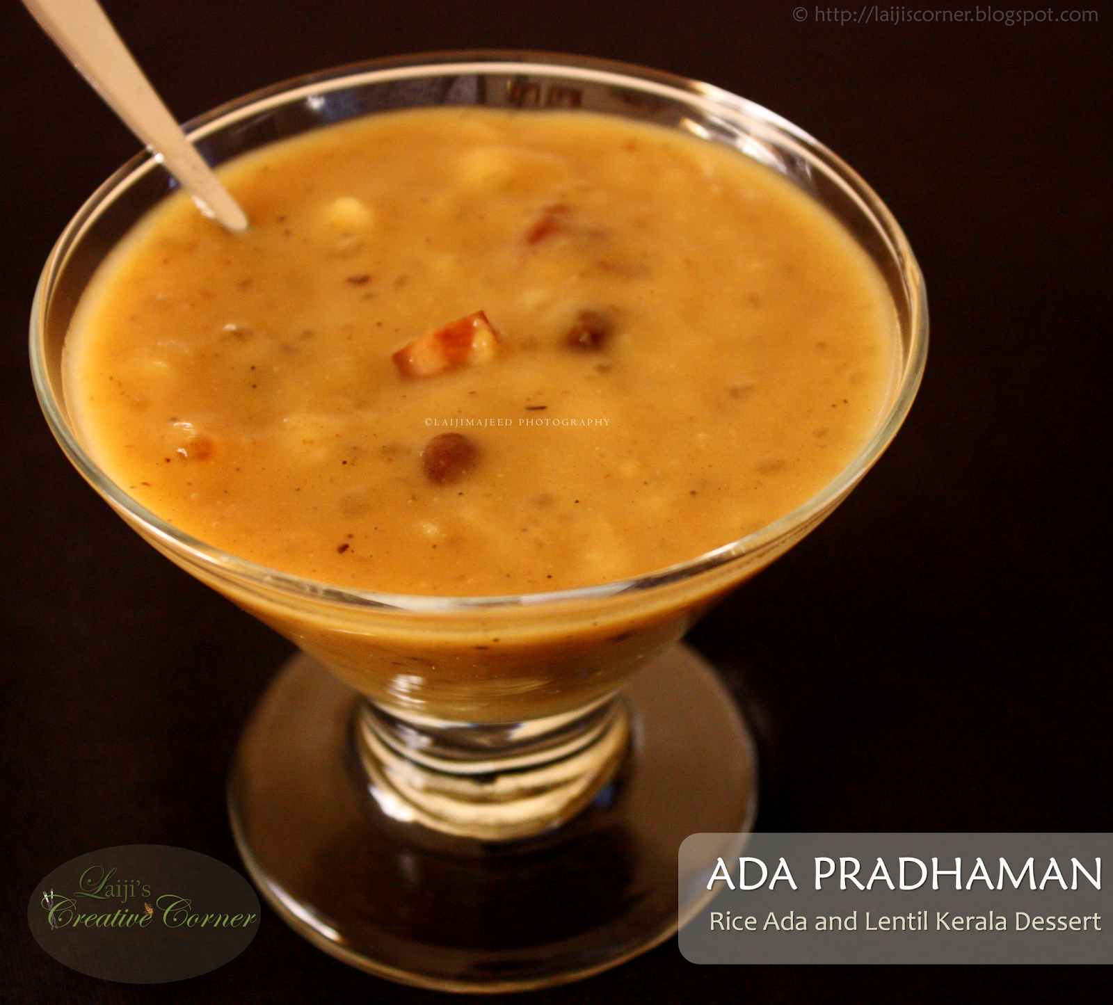 Laiji's Creative Corner: Ada Parippu Pradhaman