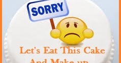 Birthday Cake Wordings! : Sorry Cake