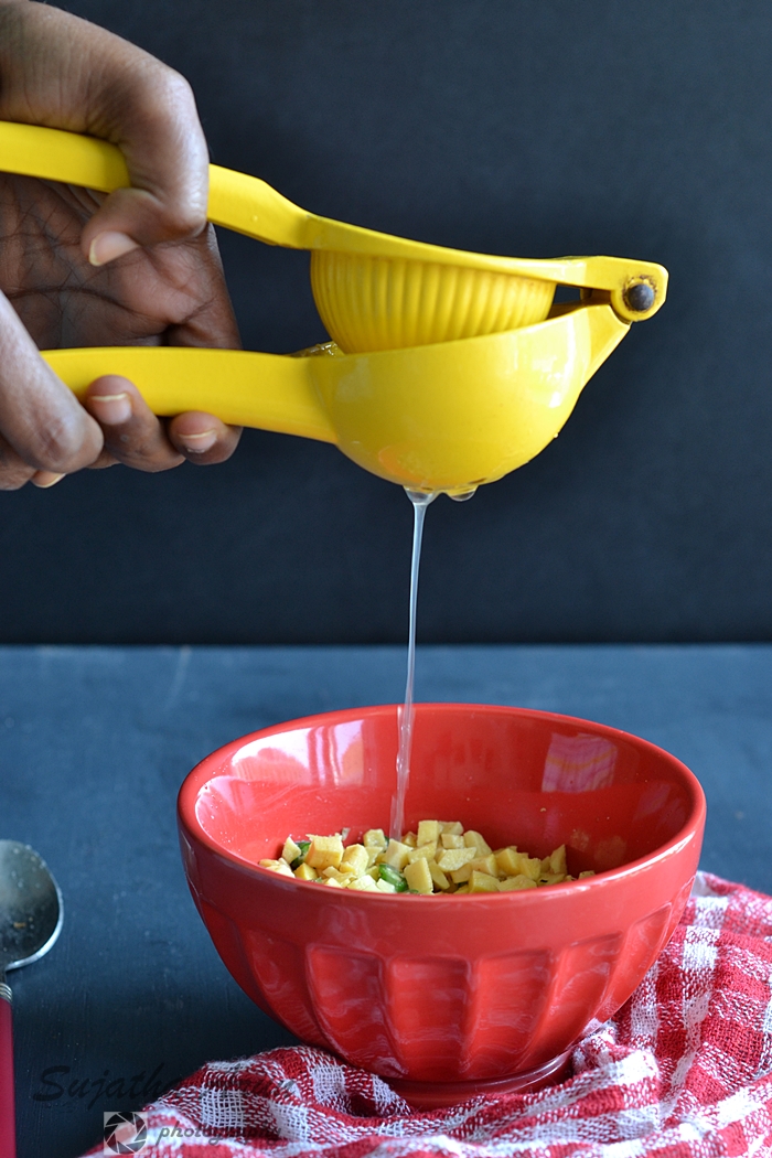 Spices and Treats: Mango-Ginger Pickle | Manga-inji Oorugai