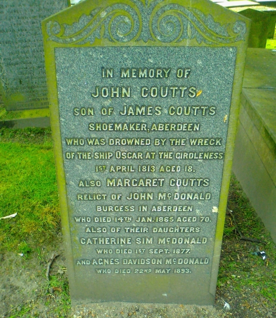 The History Quine: The Wreck of the Oscar 1813