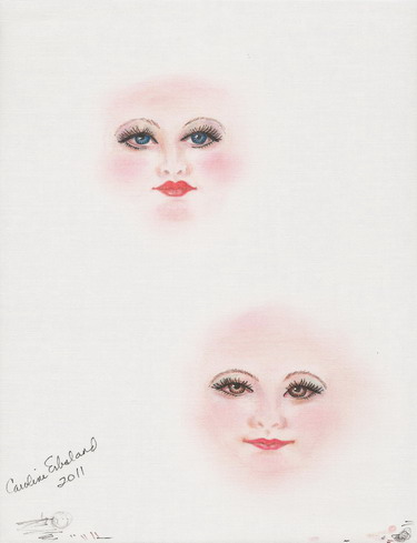 Carolines Handmades, Handmade DOLLS: Doll Faces for your Flat Face Doll ...