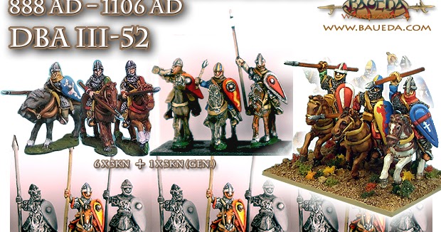 Wargame News and Terrain: Baueda: New DBA 3.0 East Frankish or Norman ...