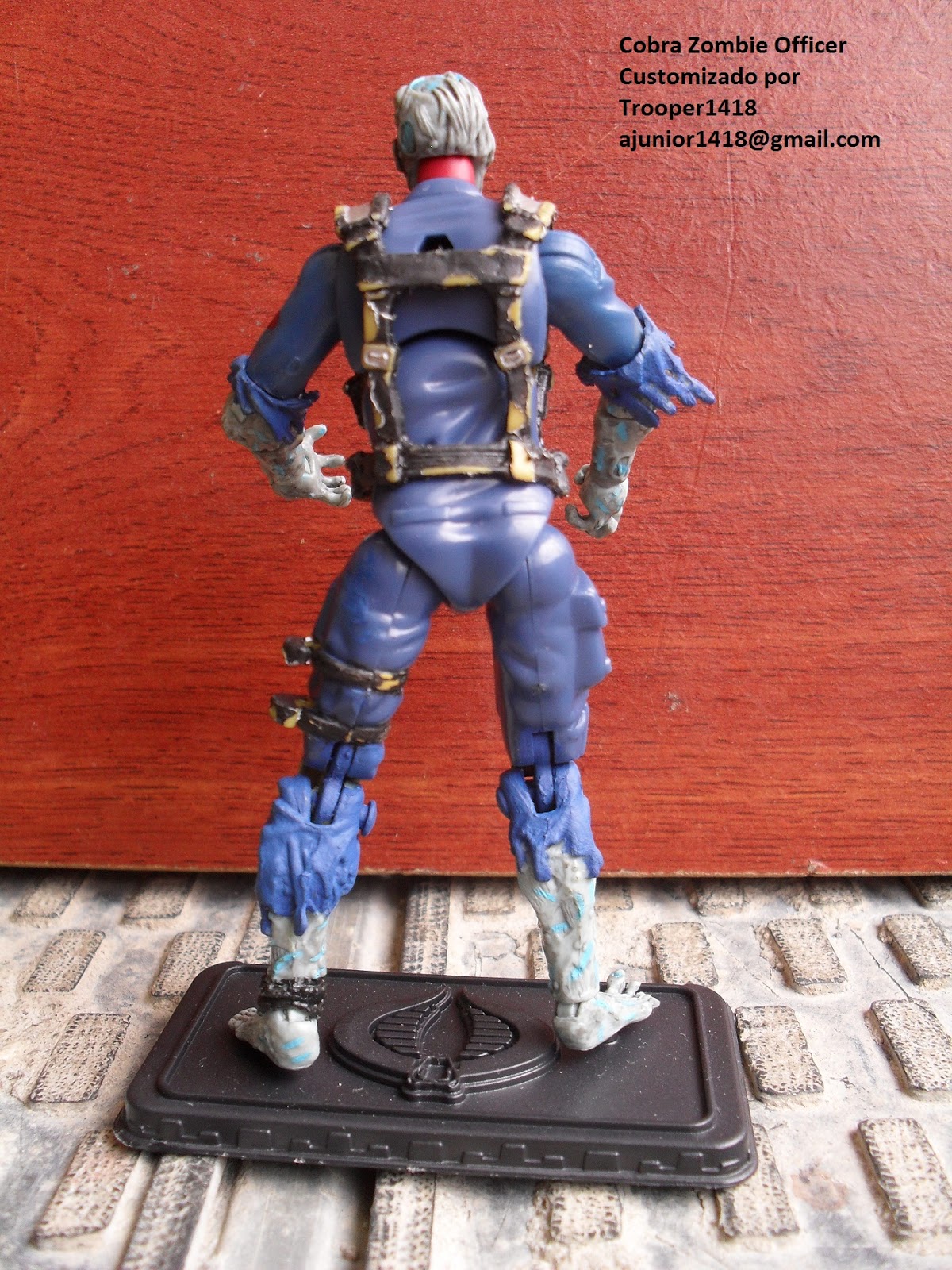 Gi joe Custom Action Figures: Cobra Zombie Officer