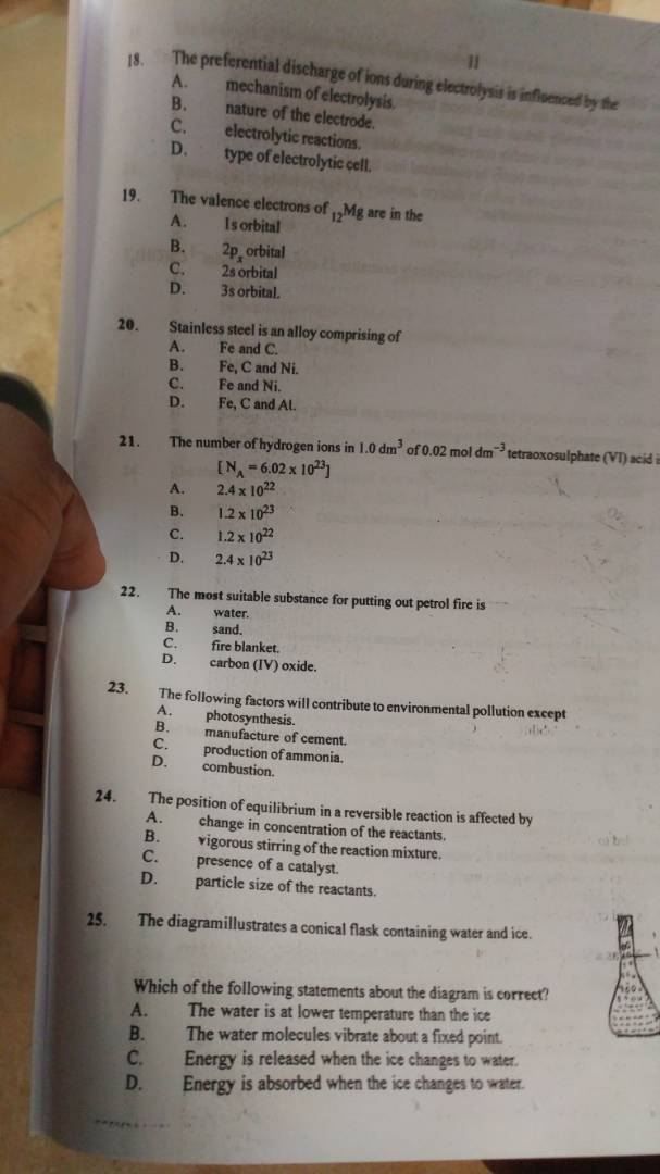 Wassce (Waec) 2018 Chemistry Questions And Answers For Nigeria, Ghana ...