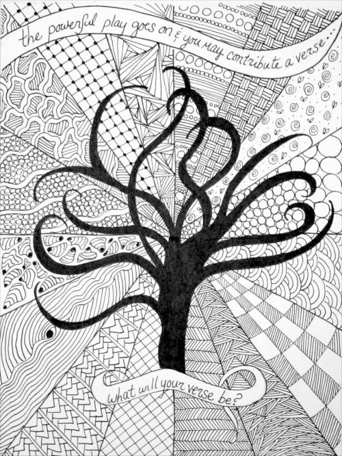 Zentangle Expressions: Zentangle The tree...
