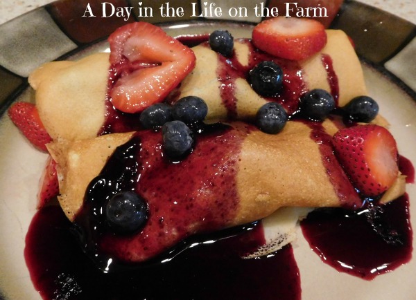 A Day in the Life on the Farm: One final recipe for #NationalBlueberryMonth