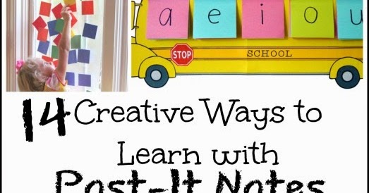 Learning Activities Using Post-It Notes | School Time Snippets