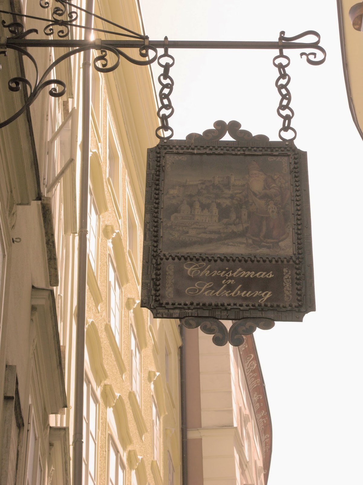 Sara Kahn: Hanging Shop Signs Salzburg