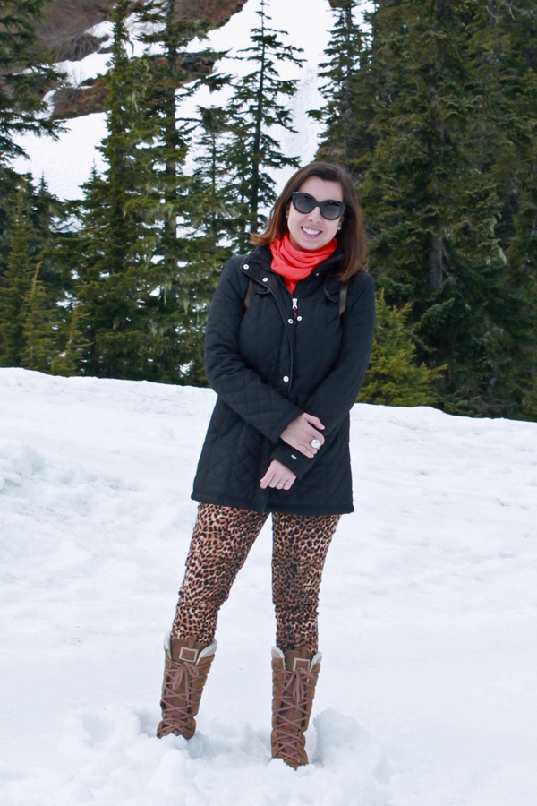 Looks de neve com a família