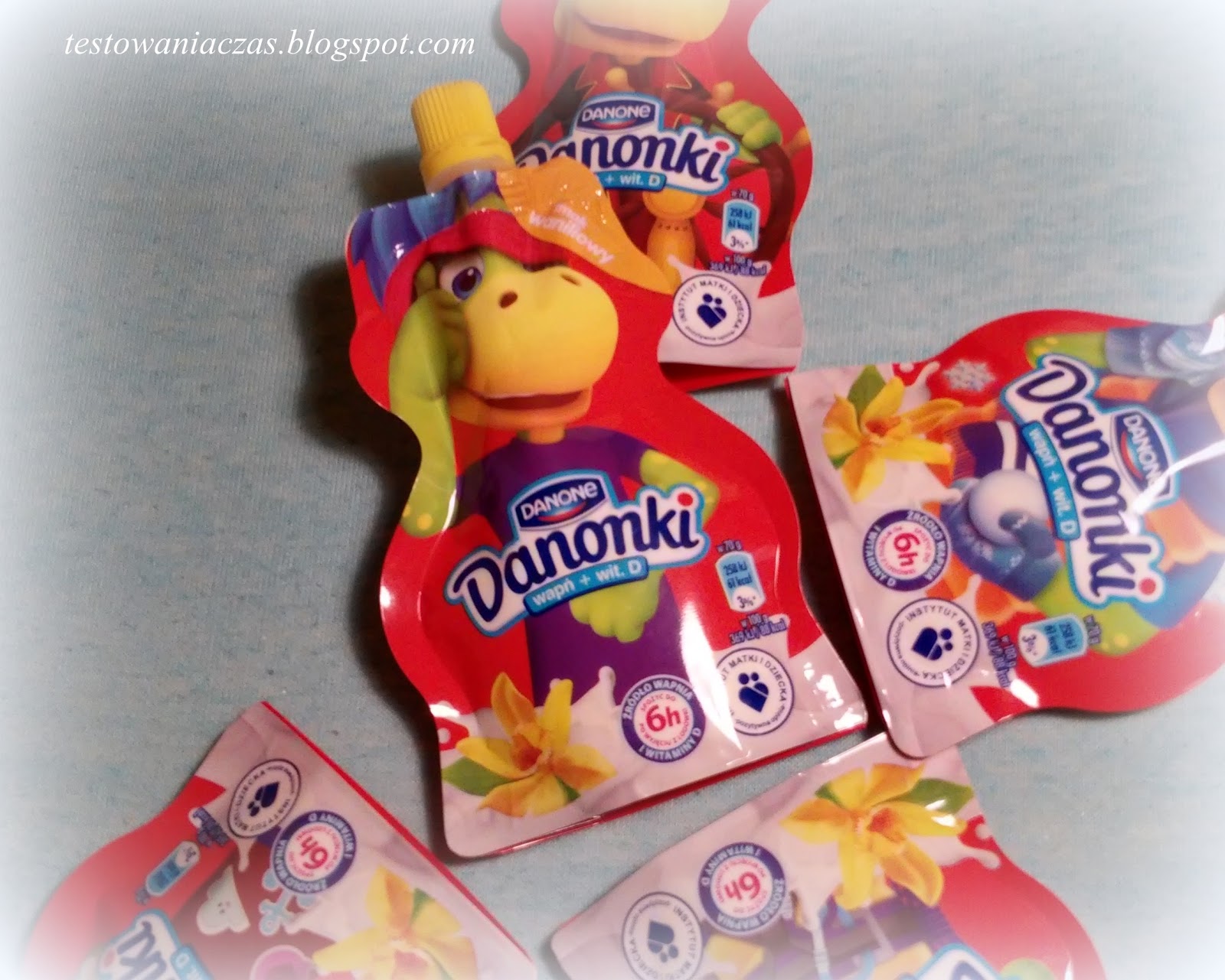 Testowanie z trnd: Danonki w saszetce wanilia i truskawka ...