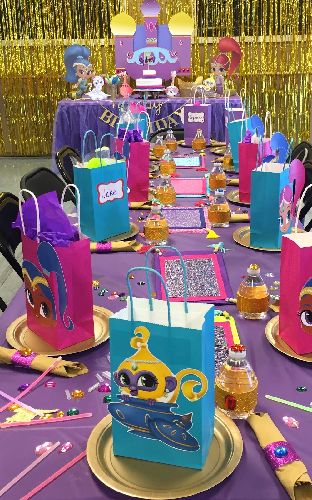 A Joyful Girl...: Sydney's Shimmer and Shine Party