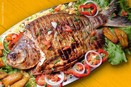 Eu amo Cuiabá: Culinária Tradicional - Pacu Assado