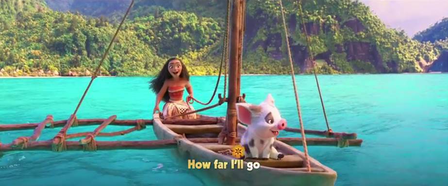 Airplanes and Dragonflies: Disney's "Moana" Sing-Along Movie in ...
