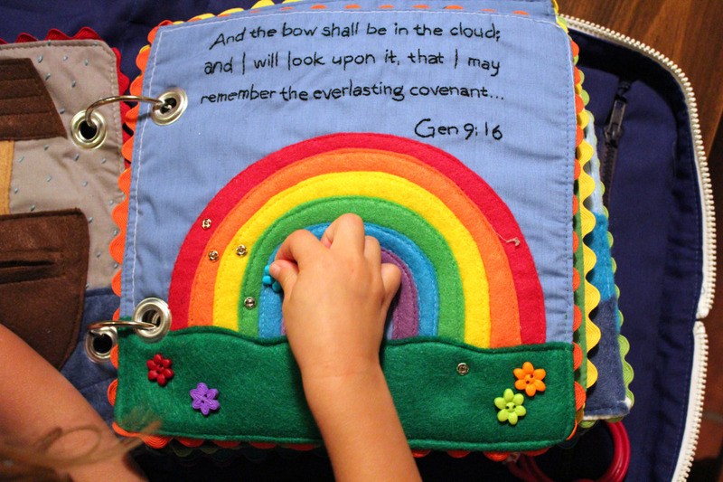 Get Your Craft On: Quiet Book Week - Rainbow