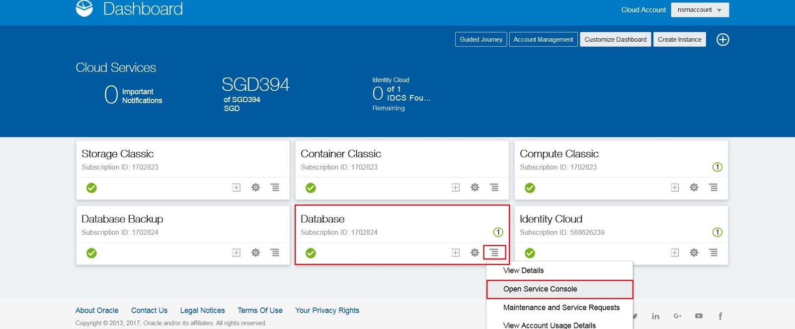Netsoftmate Technical Blog : Oracle DBCS : Start An Oracle Database ...